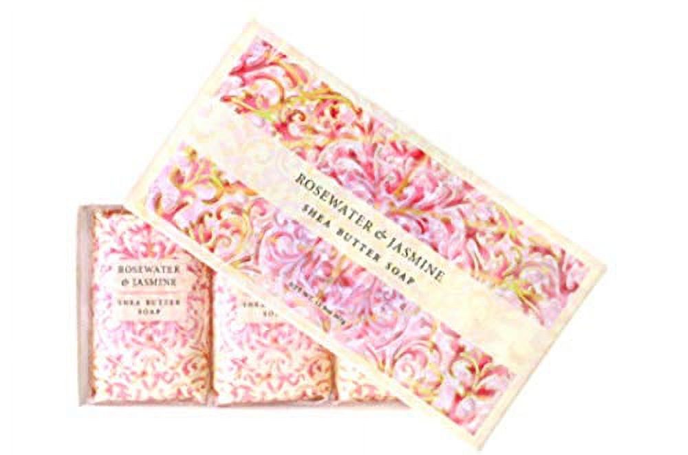 French Milled Soap Boxed Soap Set (Rosewater & Jasmine) - Walmart.com