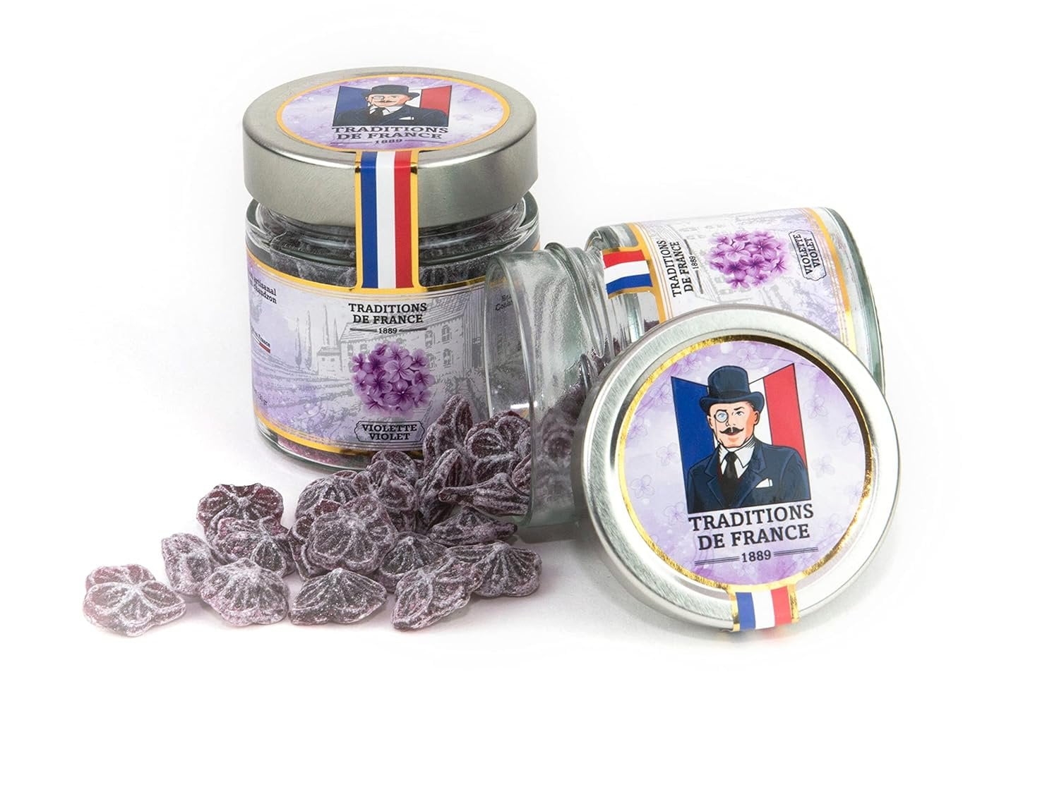 French Old Fashioned Hand Made Hard Candy Violet - Walmart.com