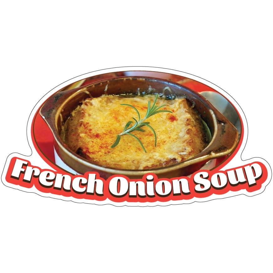 French Onion Soup 8" Decal Concession Stand Food Truck Sticker ...