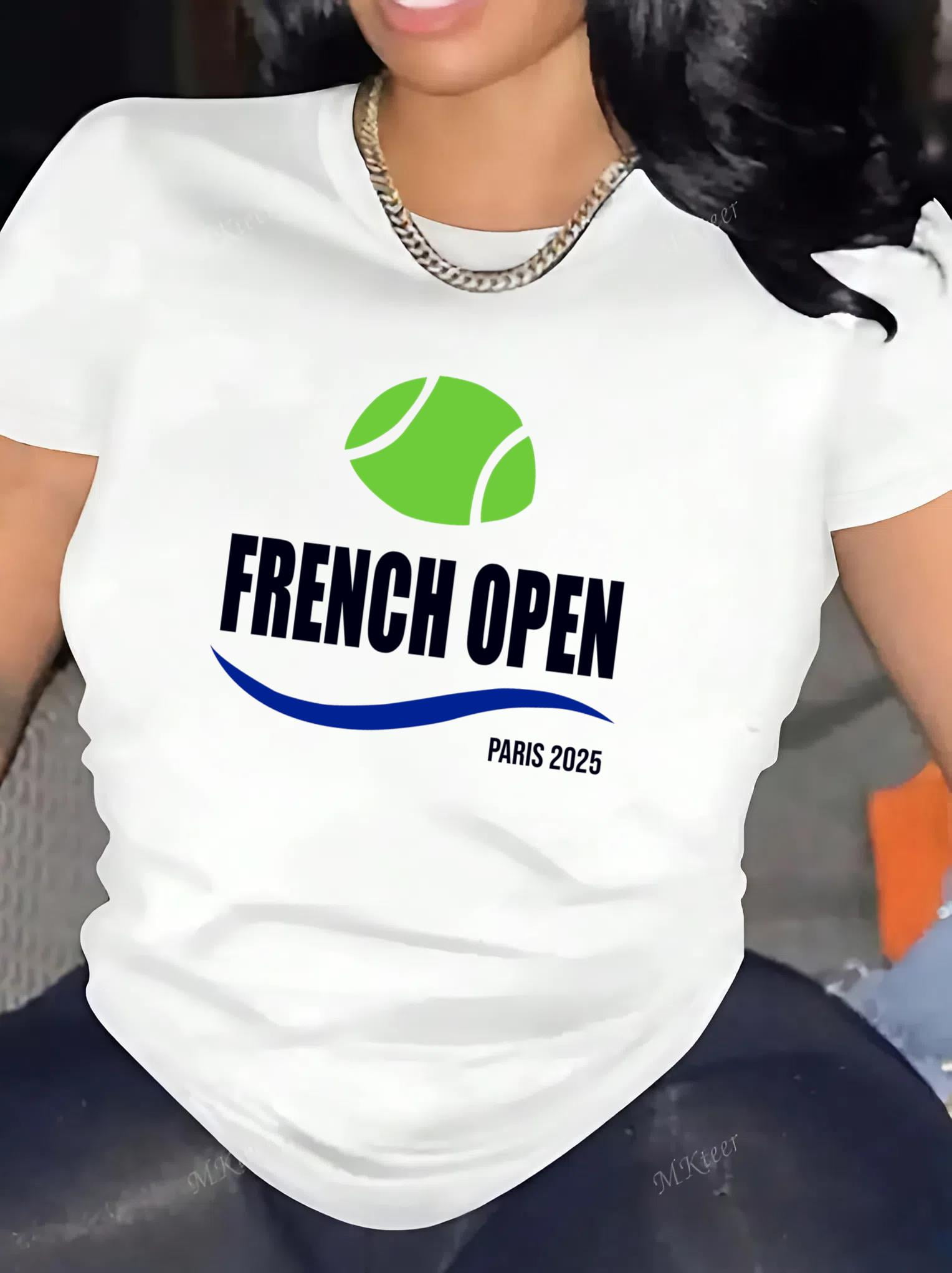 French Open 2025 Roland Garros Tennis Grand Slam Unisex Tee V60689, for ...