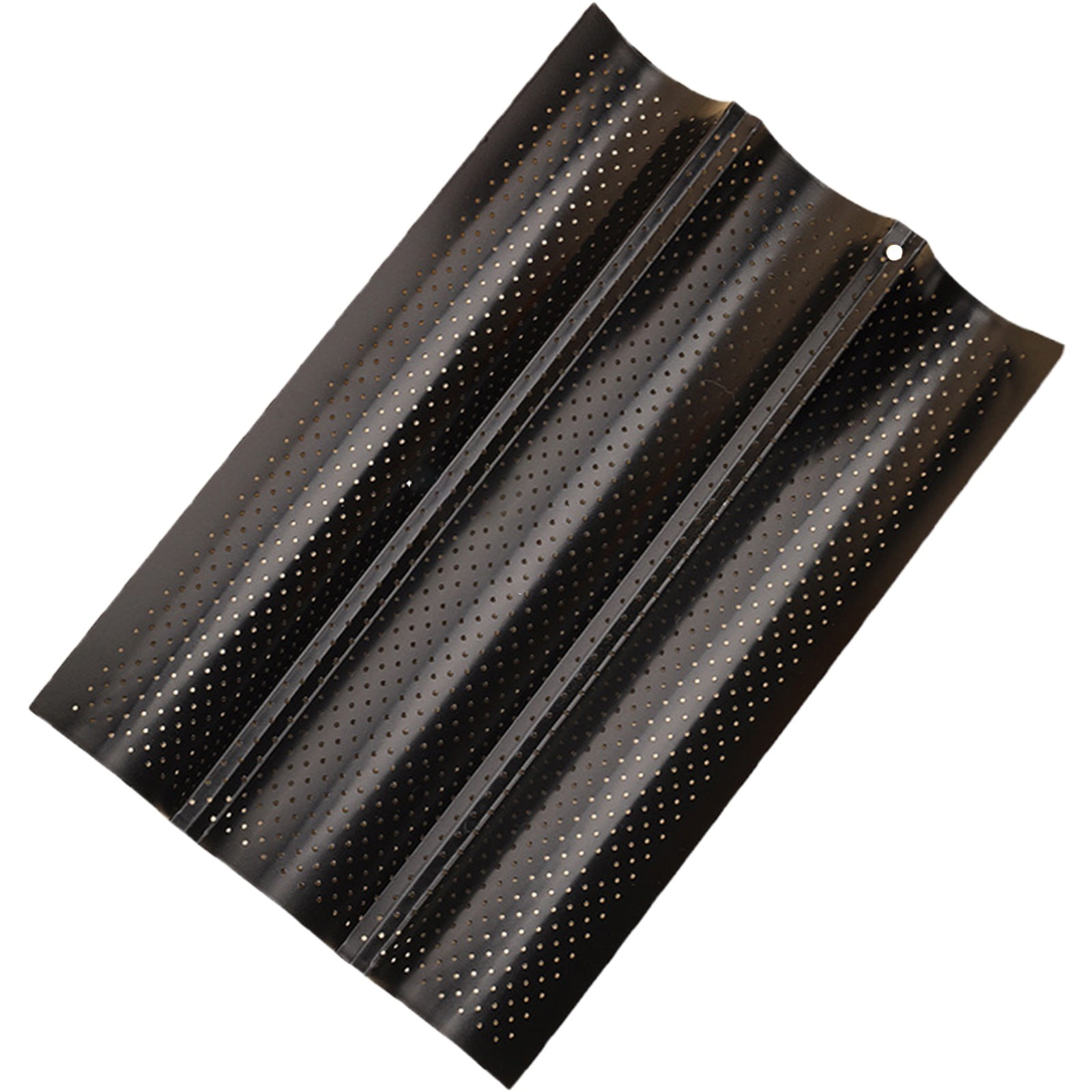 French Pan Set Non-Stick Baguette Baking Pan, 4-Loaf 15.7" Perforated ...