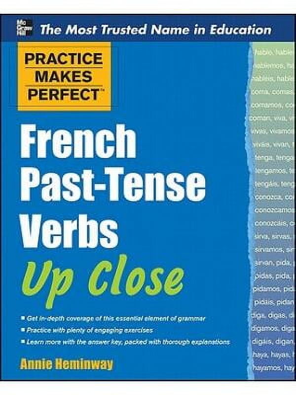 French Past-Tense Verbs Up Close - Walmart.com