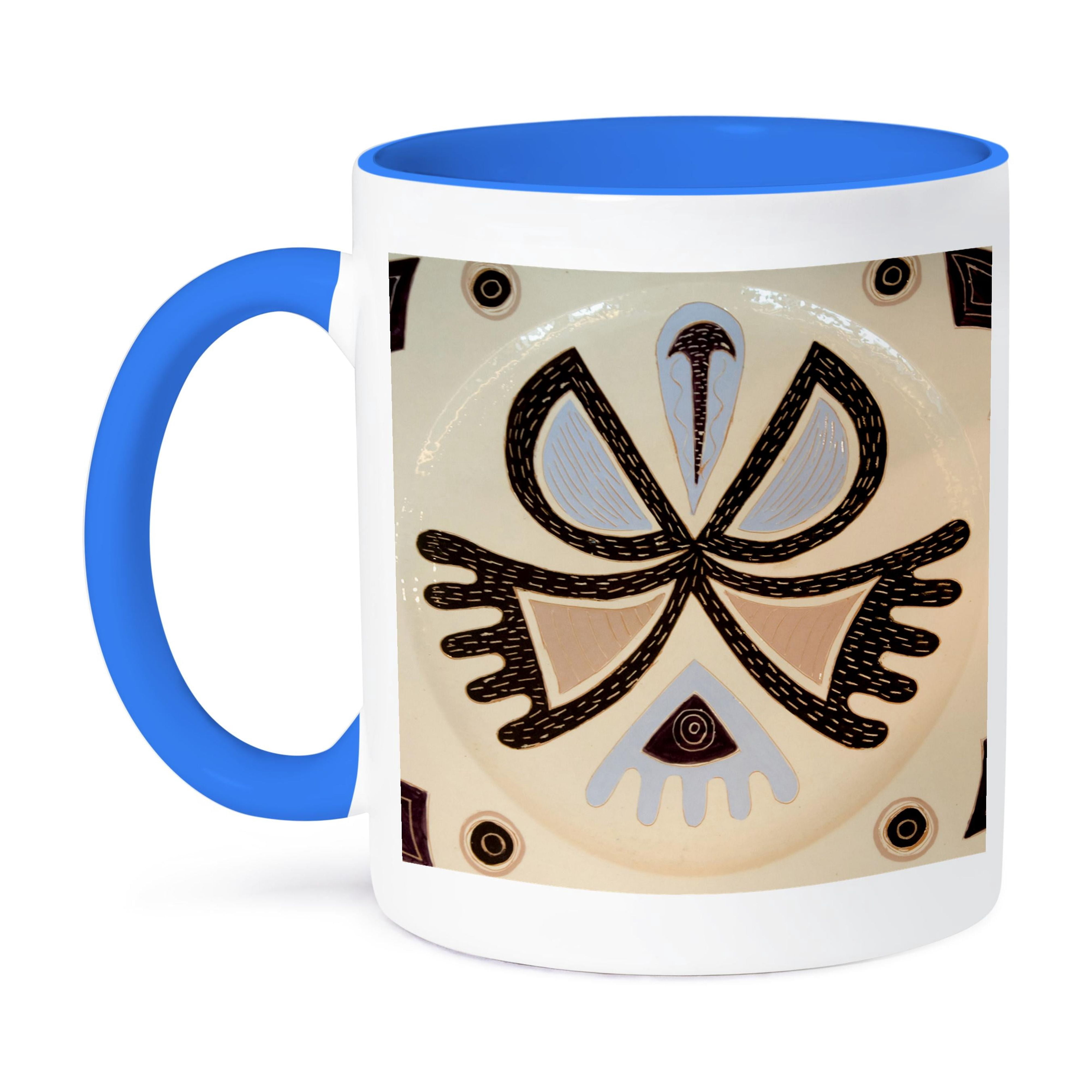 3dRose, French Polynesian design, ceramic plate, craft - OC13 BJA0082 ...