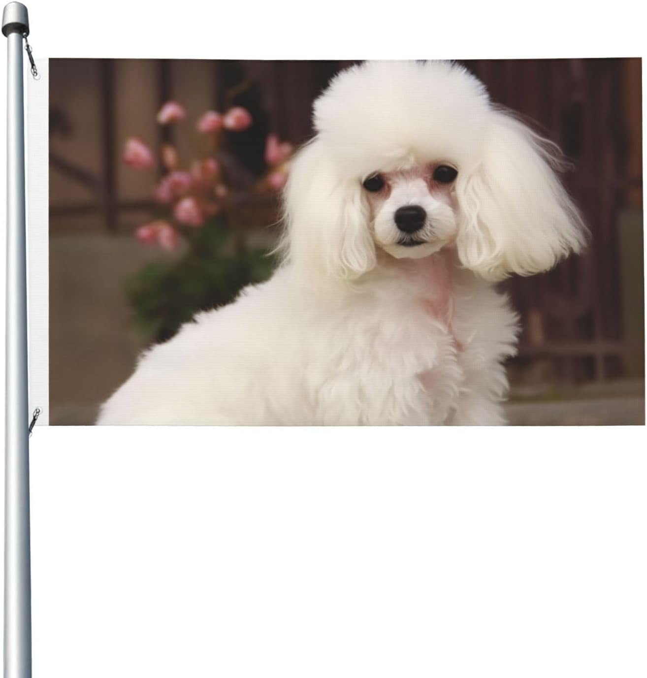 French Poodle Flag 2x3 ft Garden Flag Outside Yard House Flag Funny ...