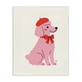 French Poodle in Beret Canvas Wall Art, design by Jessica Beck ...