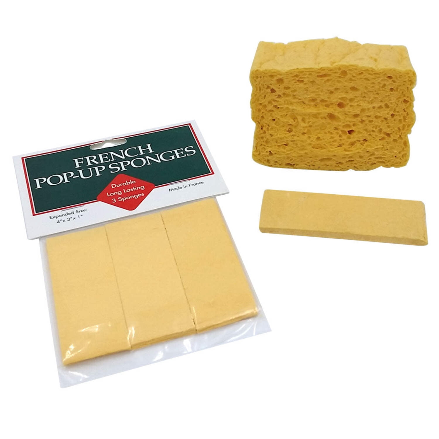 French Pop-Up Sponge - 3 Pack - Walmart.com