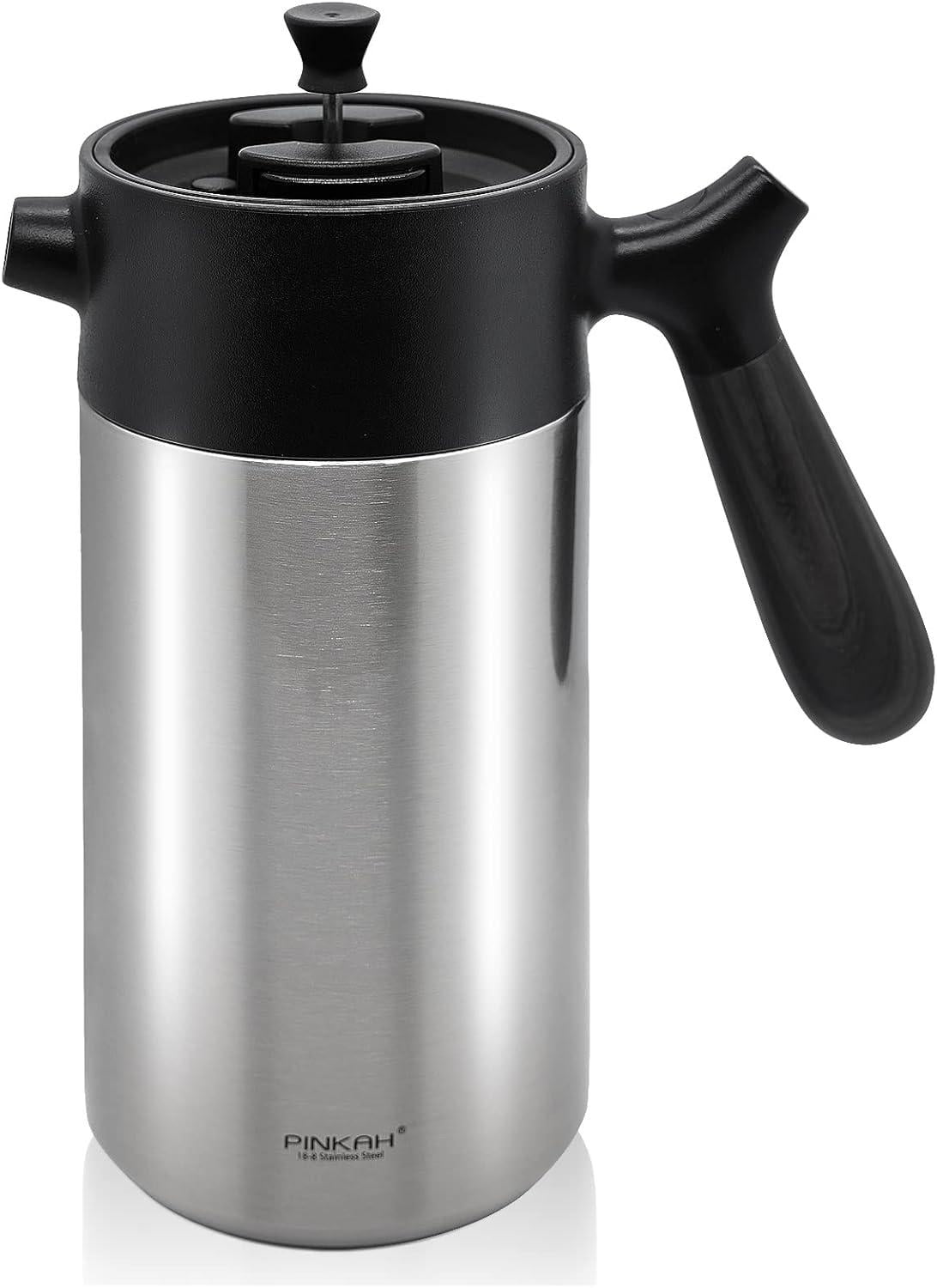 French Press Coffee Maker-32oz Insulated Coffee Press with Wood Grain ...