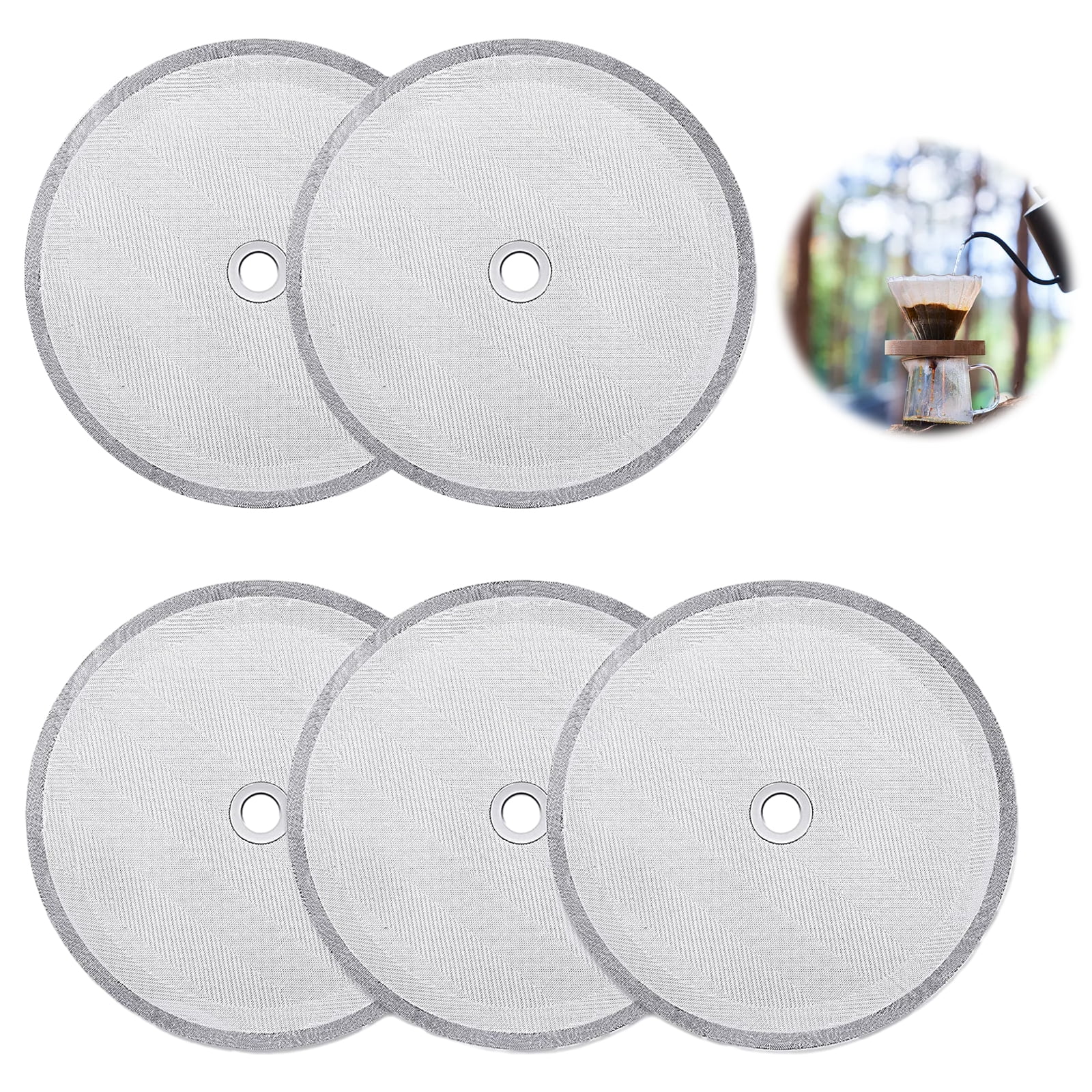 French Press Replacement Filters, Reusable Coffee Maker Filter with ...