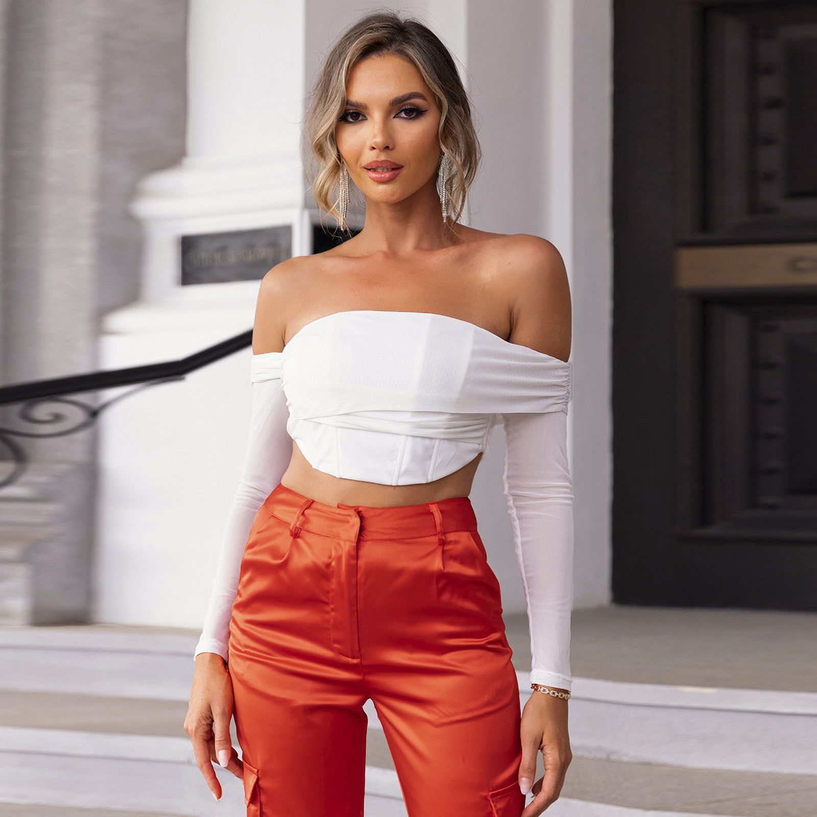 French Pure Desire off-Shoulder Women's Clothing Dignified Sense of ...