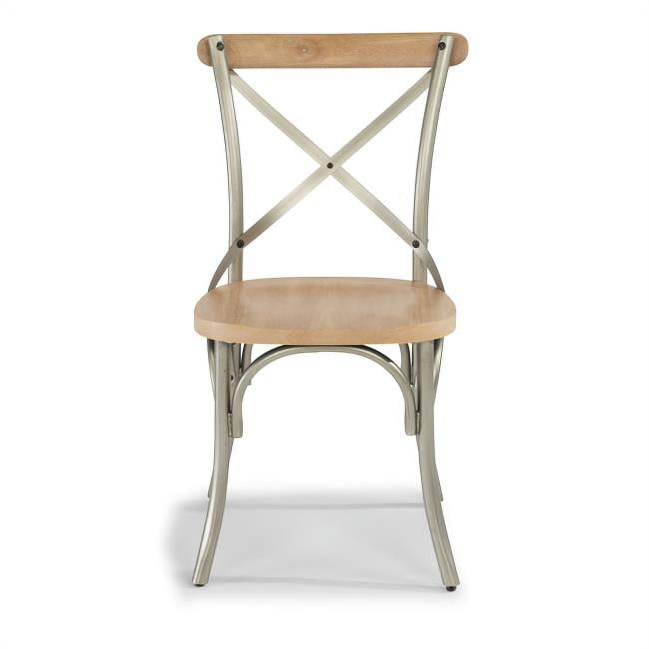 Homestyles French Quarter Pair of Side Chairs with Aged Grey Finish ...