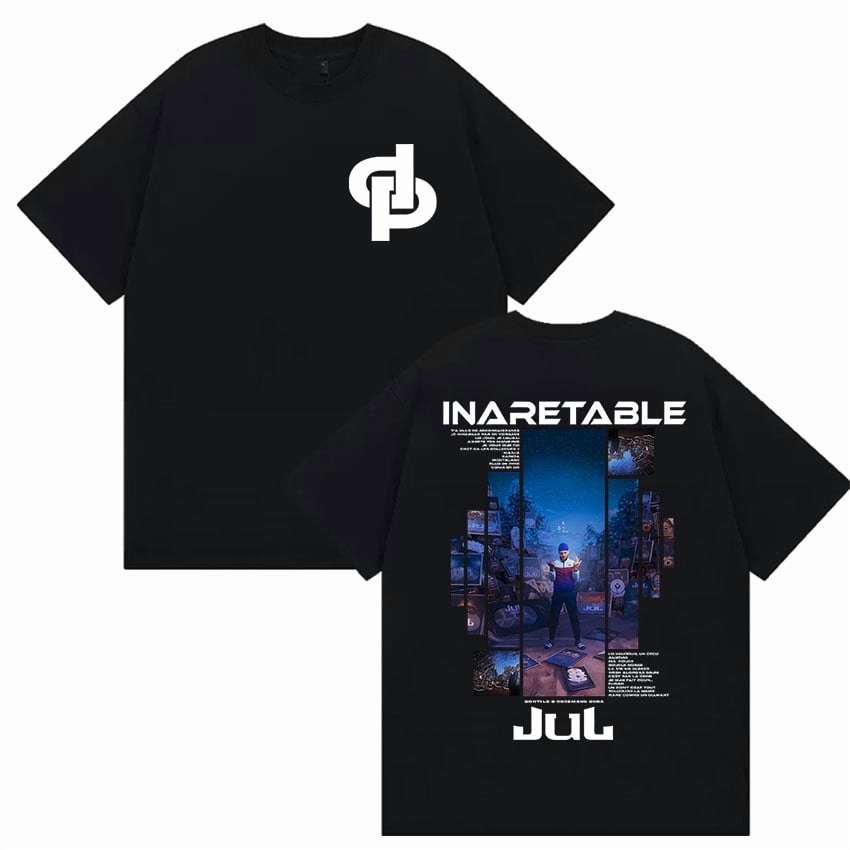 French Rapper Jul INARETABLE Album 2025 Graphic T Shirts Men's Hip Hop ...