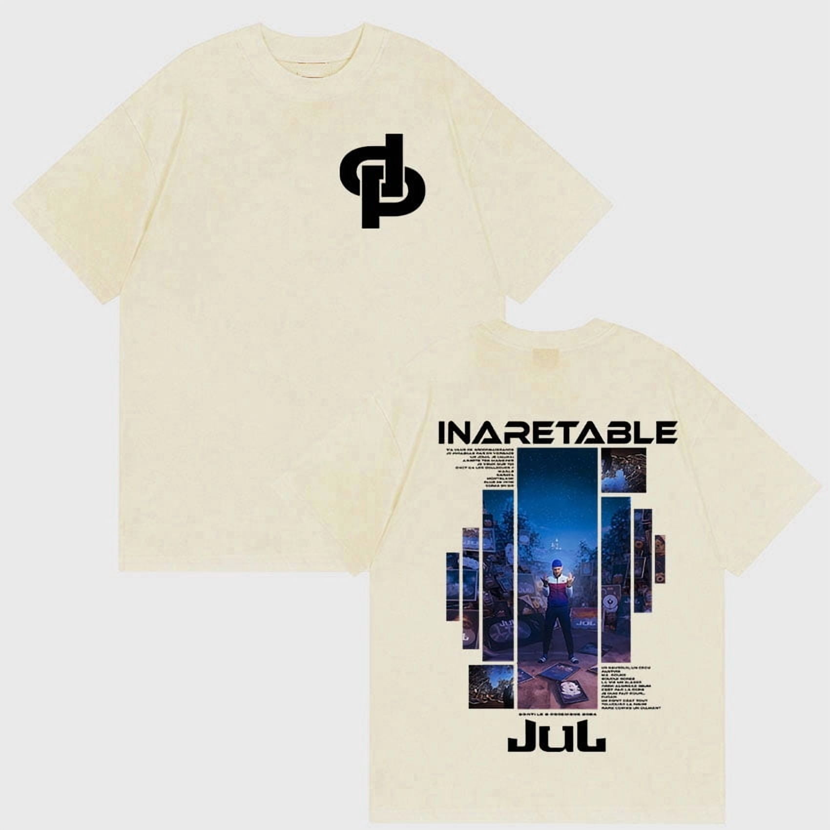 French Rapper Jul INARETABLE Album 2025 Graphic T Shirts Men's Hip Hop ...