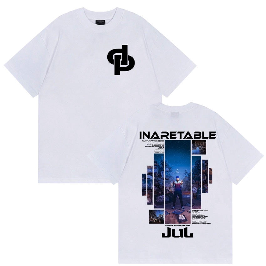 French Rapper Jul INARETABLE Album 2025 Graphic T Shirts Men's Hip Hop ...