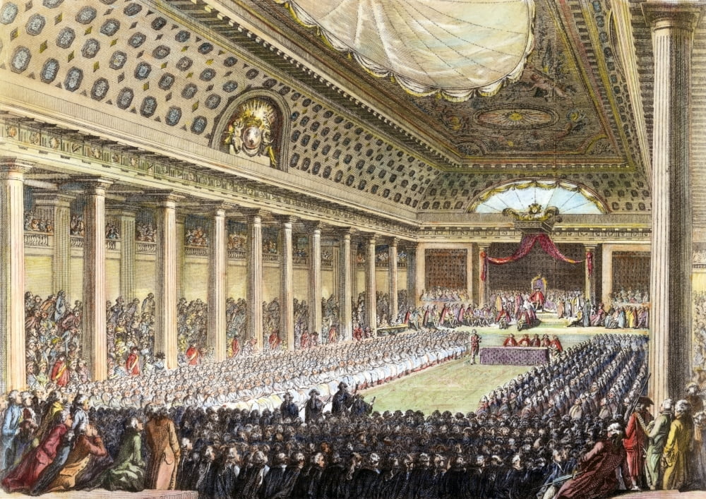 French Revolution 1789. Nking Louis Xvi Presiding At The Opening Of The ...