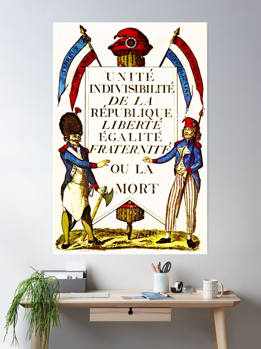 French Revolution Poster Poster Wall Art, Modern Wall Decor For Living ...