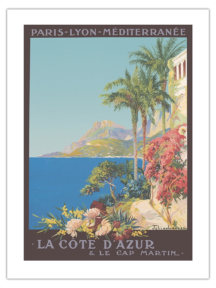 French Rivera (Côte d'Azur) France - Paris-Lyon-Mediterranean (PLM ...