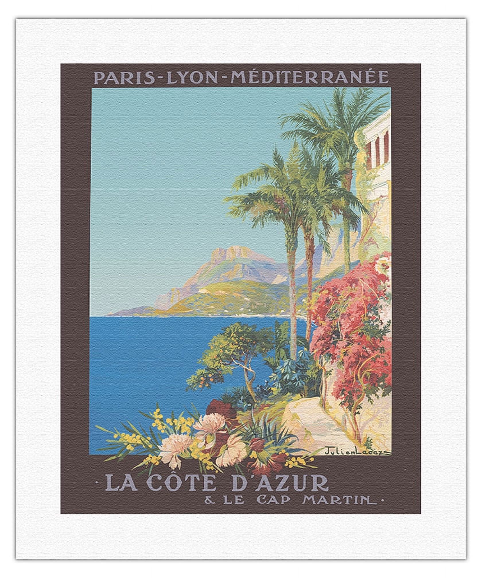 French Rivera (Côte d'Azur) France - Paris-Lyon-Mediterranean (PLM ...