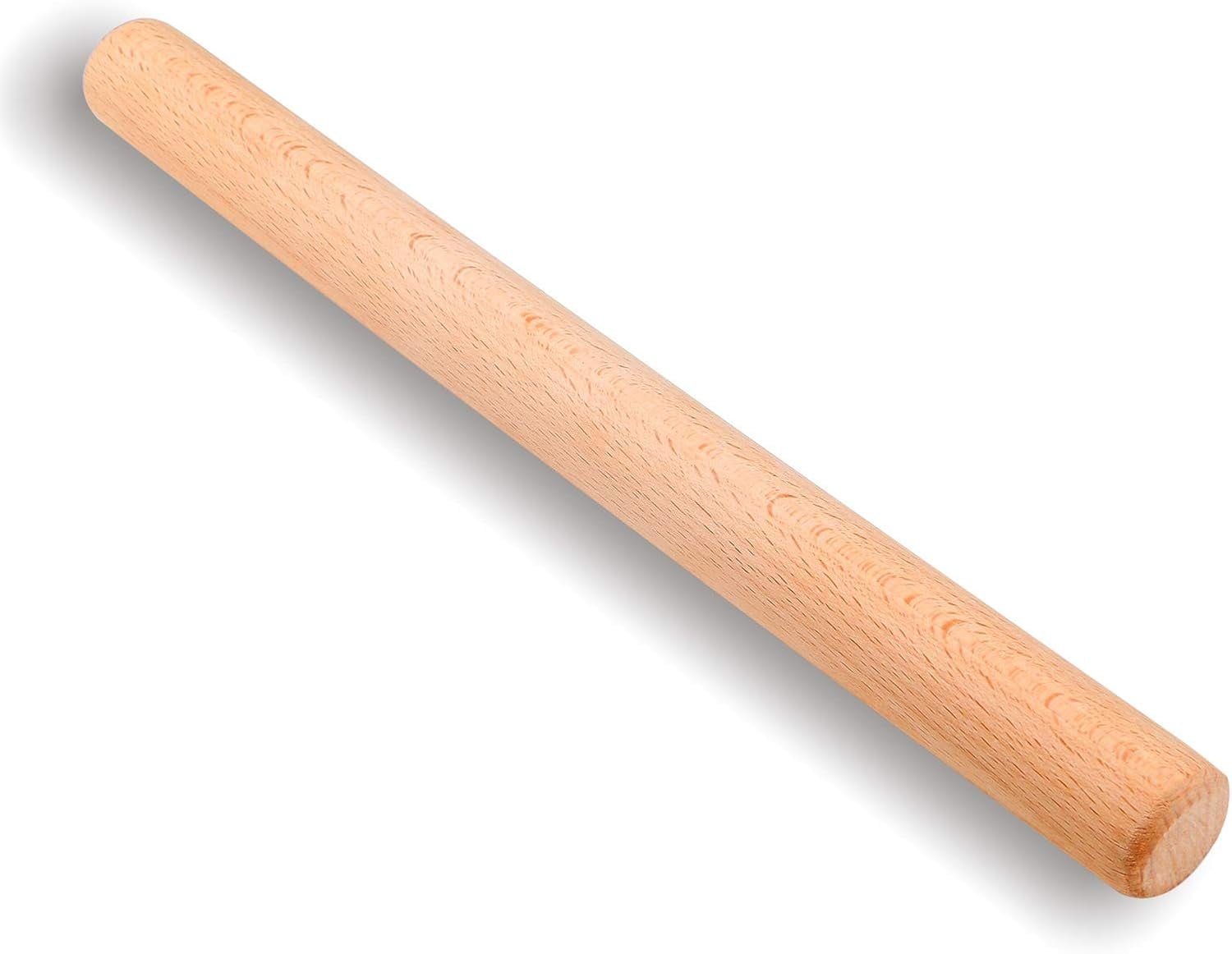 French Rolling Pin, Solid Wood Beech Wood Material Dough Roller for ...