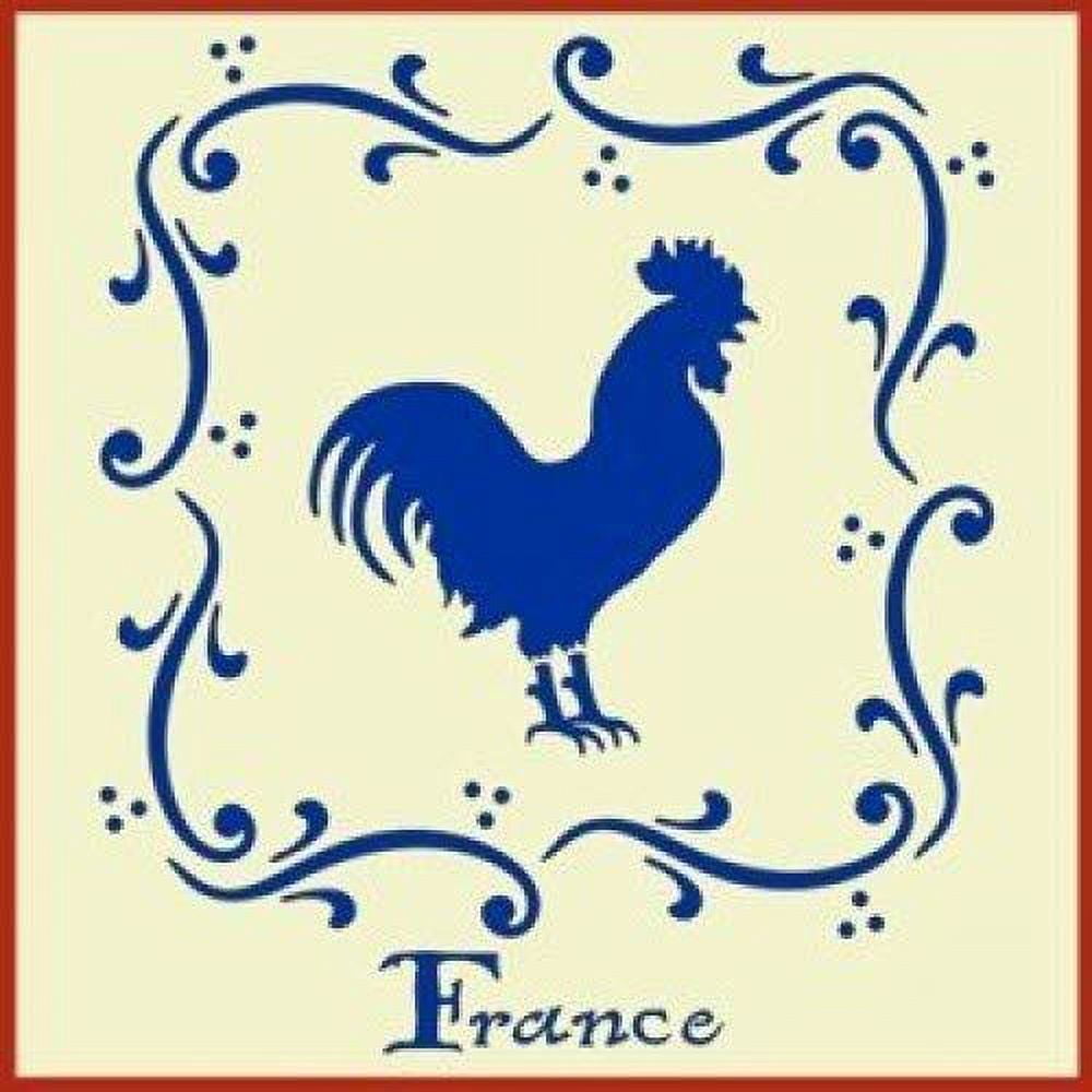 French Rooster Stencil - French France Country Stencils Deco Art ...