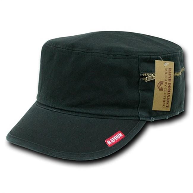 French Round Bill Caps, Black, M - Walmart.com