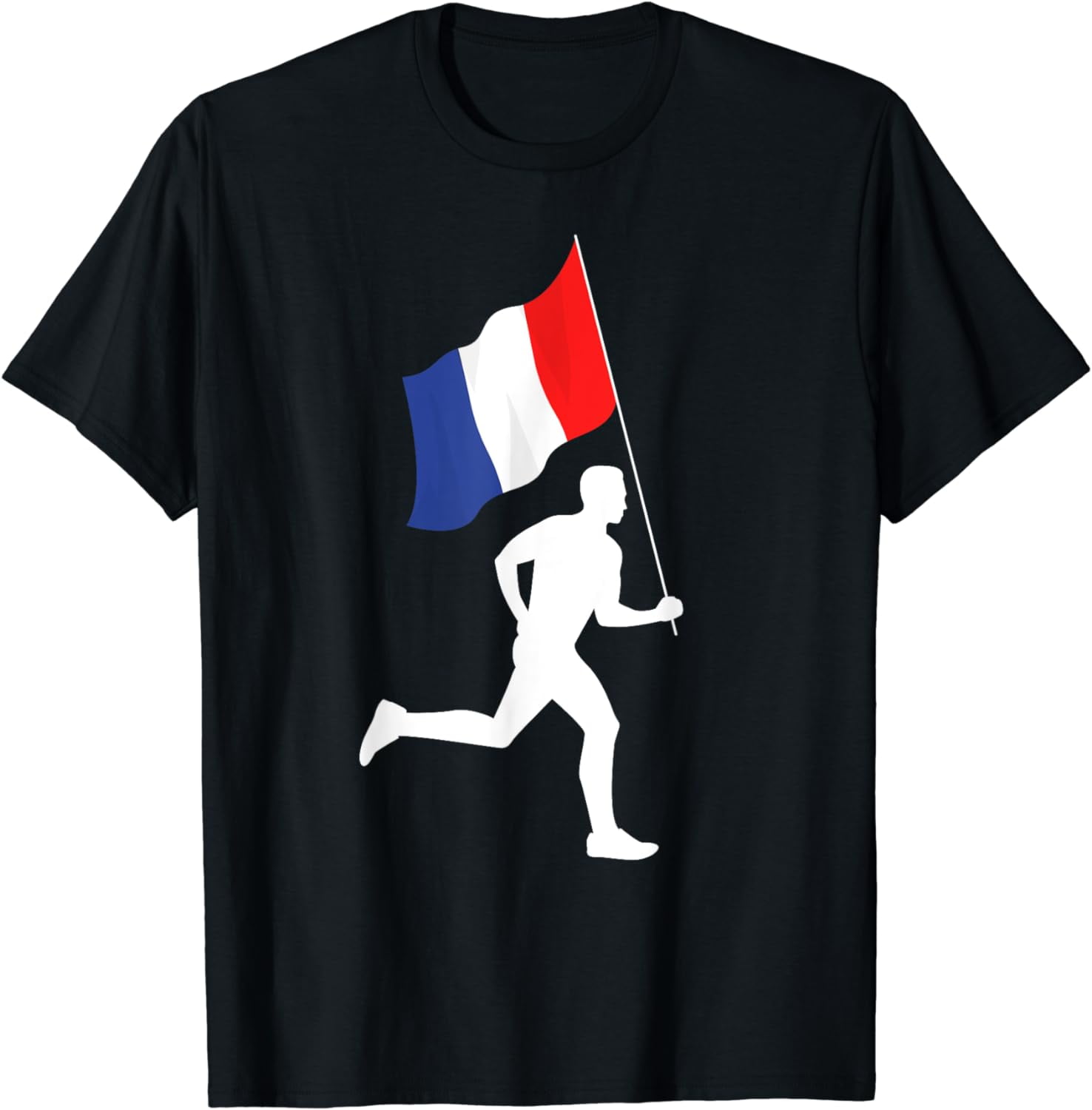 French Runner France Flag Marathon Running For Men T-Shirt - Walmart.com