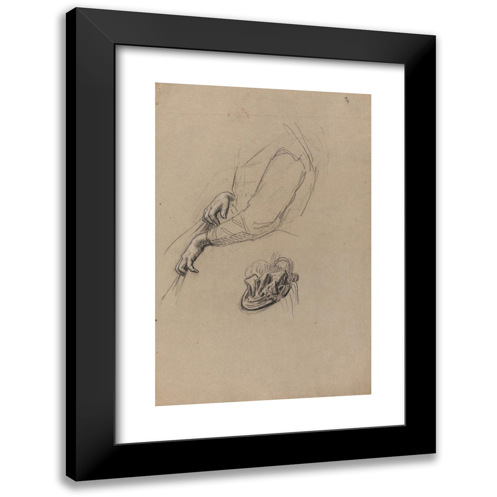 French School 11x14 Black Modern Framed Museum Art Print Titled - Young ...