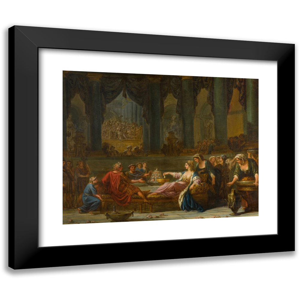 French School 24x20 Black Modern Framed Museum Art Print Titled ...