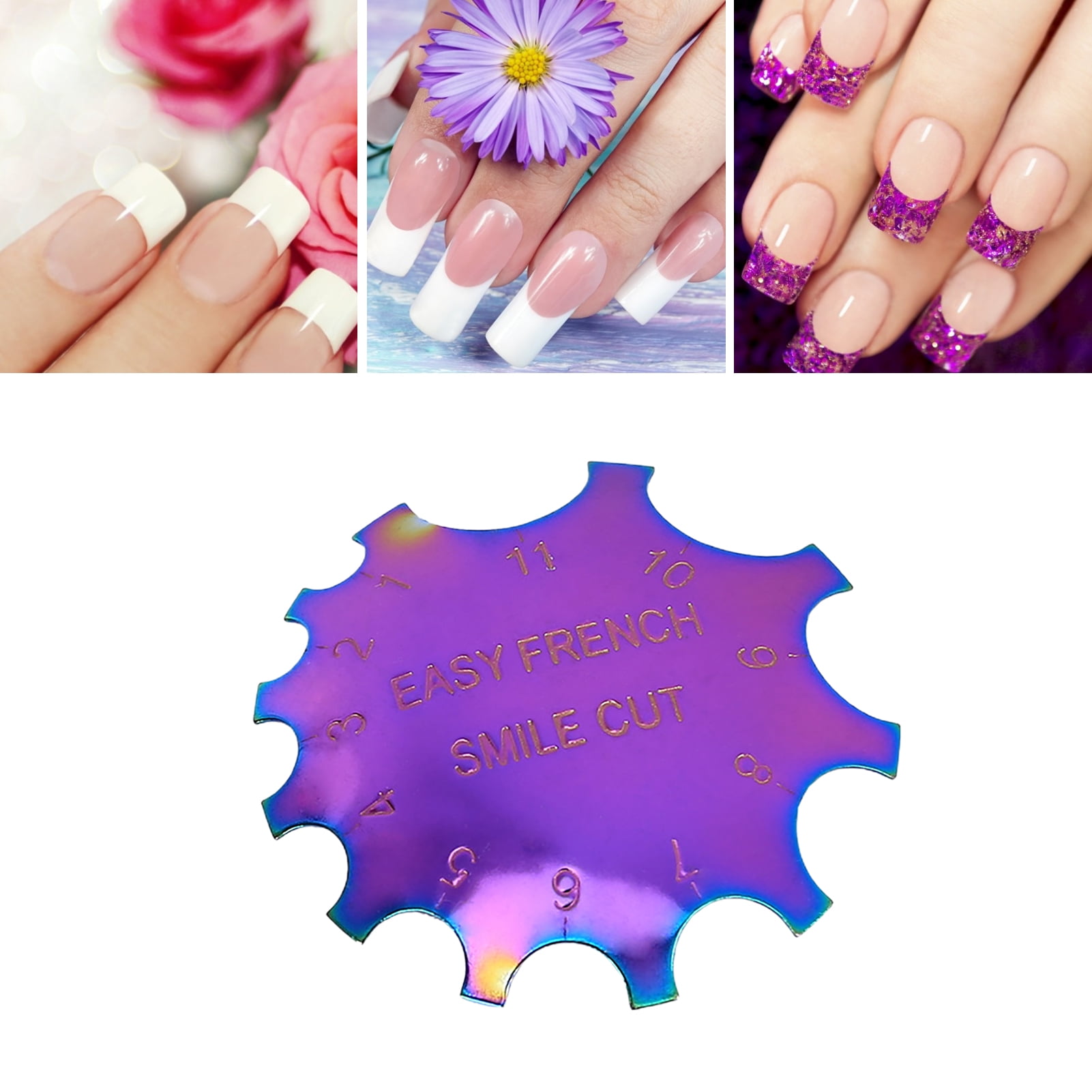 French Smile Line Cutter Tools, Nail Manicure Edge Trimmer, Nail Art ...