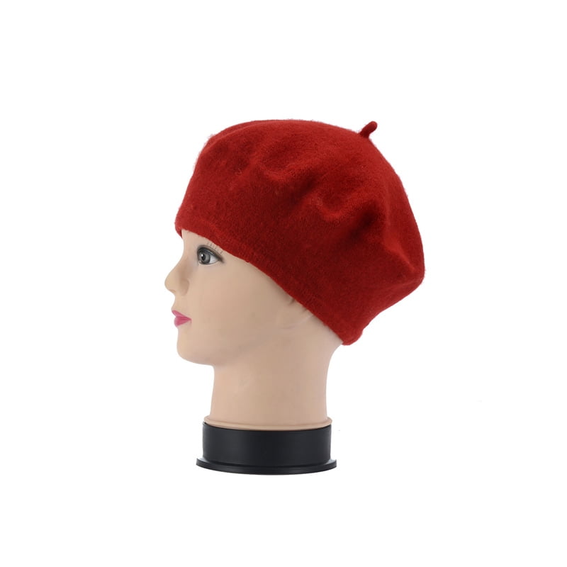 French Style Child Baby Kid Girls Wool Soft Winter Warm Plain Beret ...
