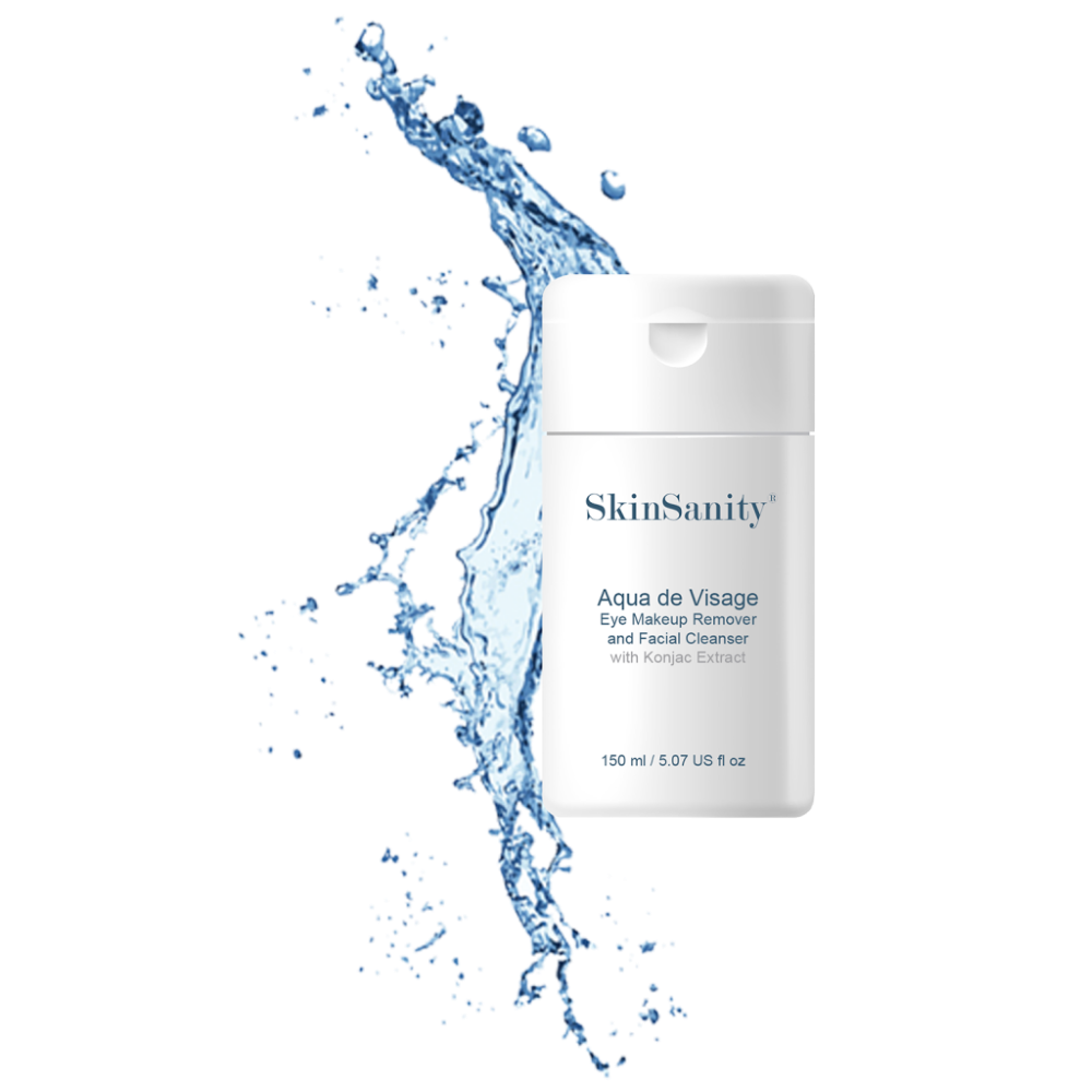 SkinSanity Aqua de Visage Micellar Water Eye Makeup Remover and Facial ...
