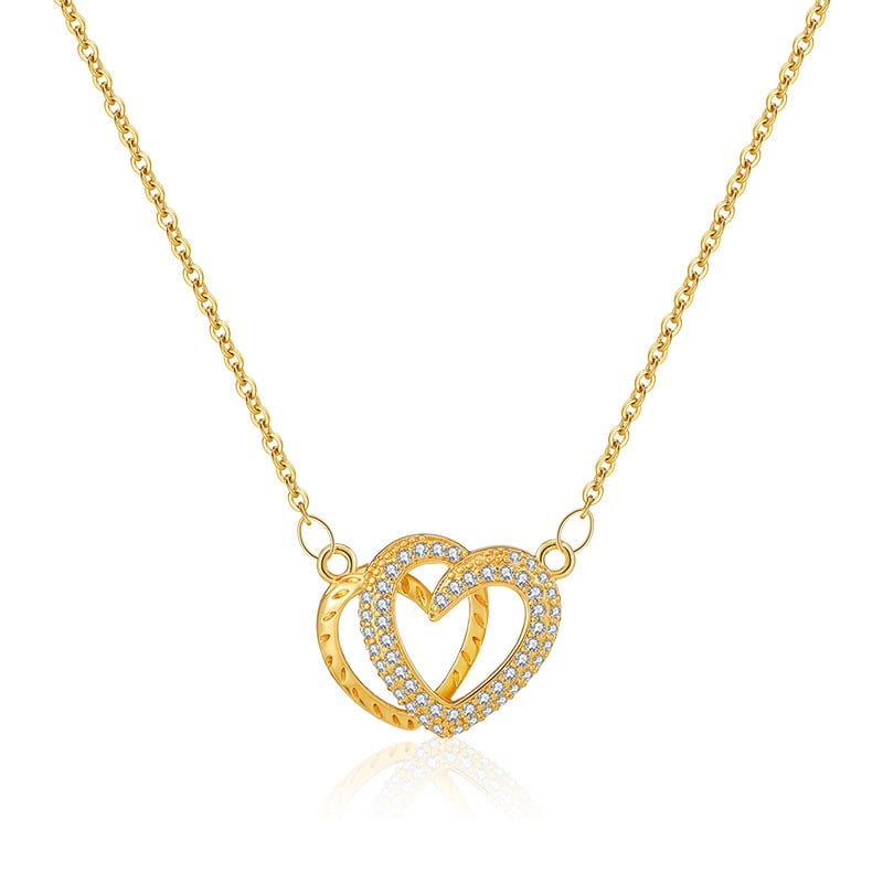 French Style O-Shaped Chain Choker Copper Plating 18K Gold Sweet ...