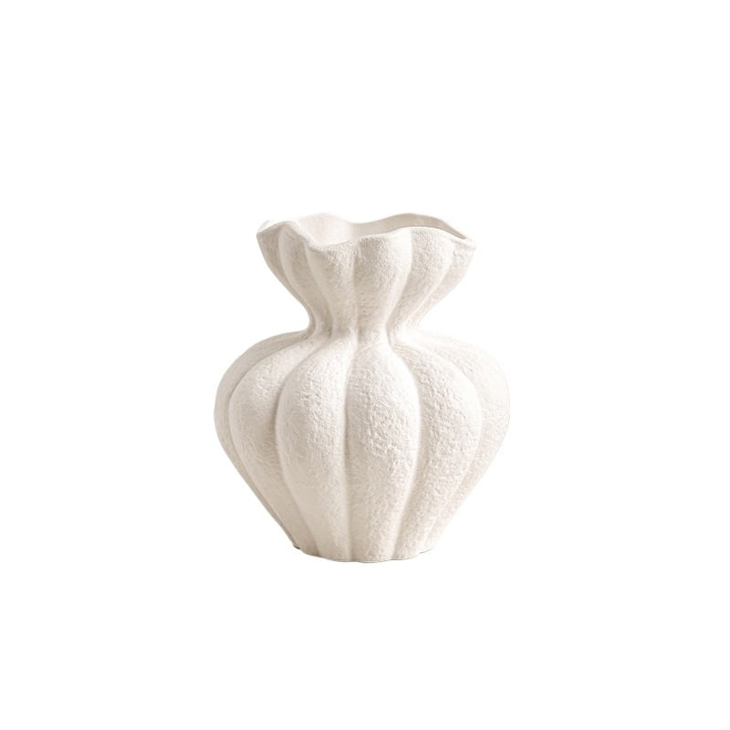 French Style White Ceramic Vase,Vintage High End Art Flower Vase ...