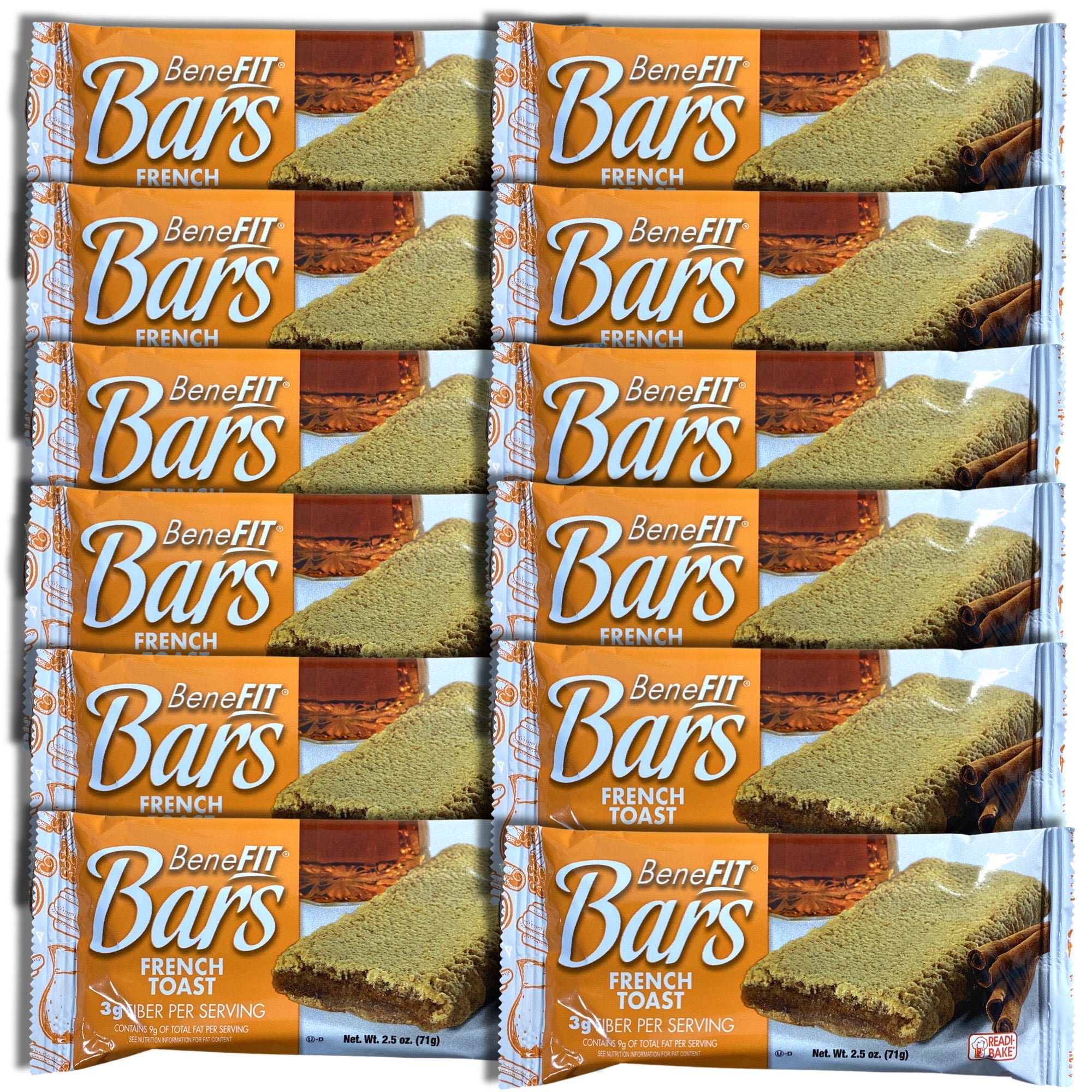 Readi-Bake French Toast BeneFit Bars, 2.5oz, Pack of 12, No Artificial ... Readi-Bake French Toast BeneFit Bars, 2.5oz, Pack of 12, No Artificial ...