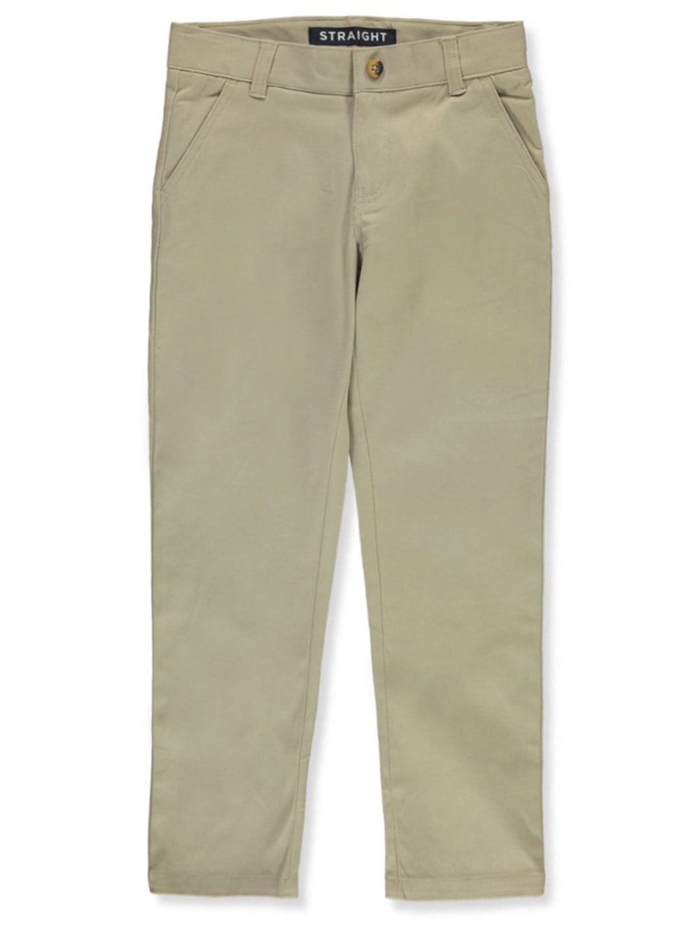 French Toast Boys Adjustable Waist Stretch Straight Fit Chino Pant ...