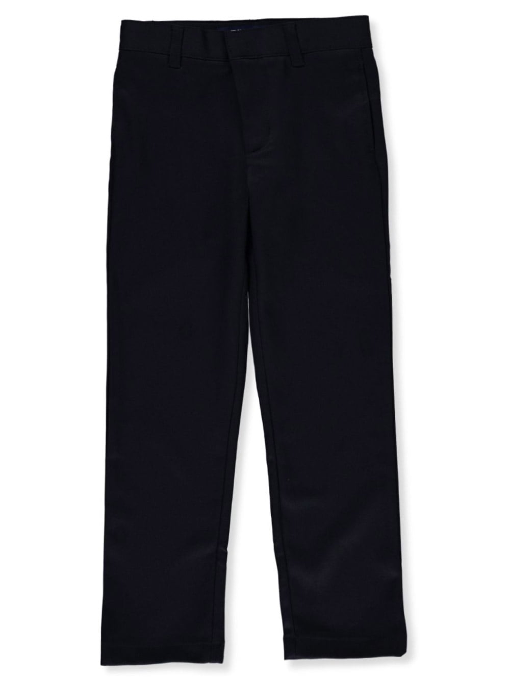 French Toast Boys' Flat Front Flannel Pants Color: navy Size: 5 ...