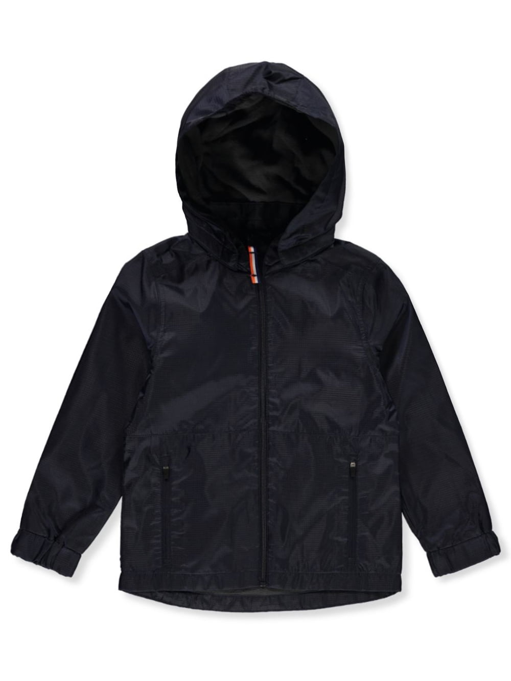 French Toast Boys' Removable Hood Nylon Jacket Color: navy Size: 10 ...