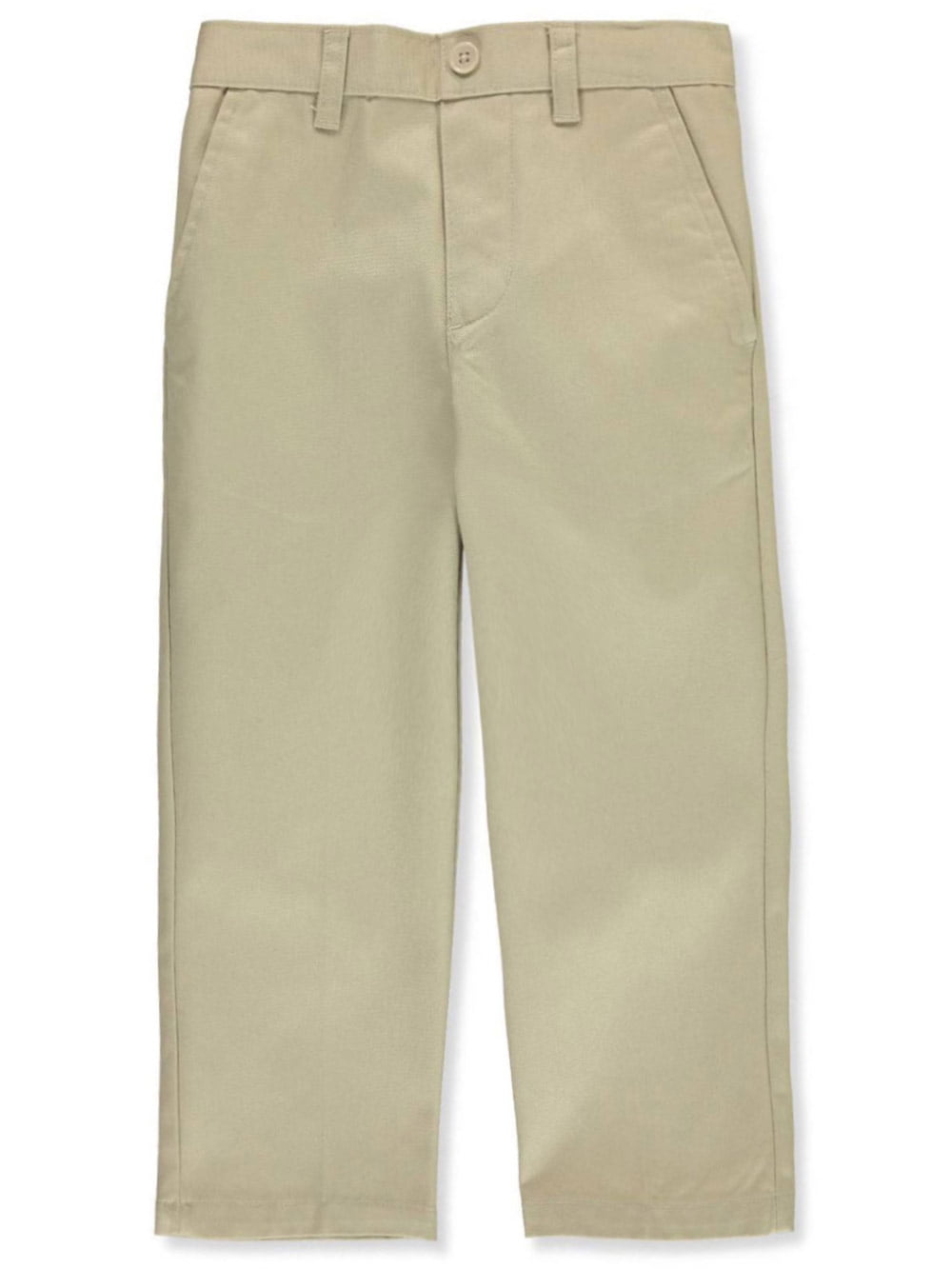 French Toast Boys' Wrinkle No More Relaxed Fit Pants - khaki, 5 (Little ...