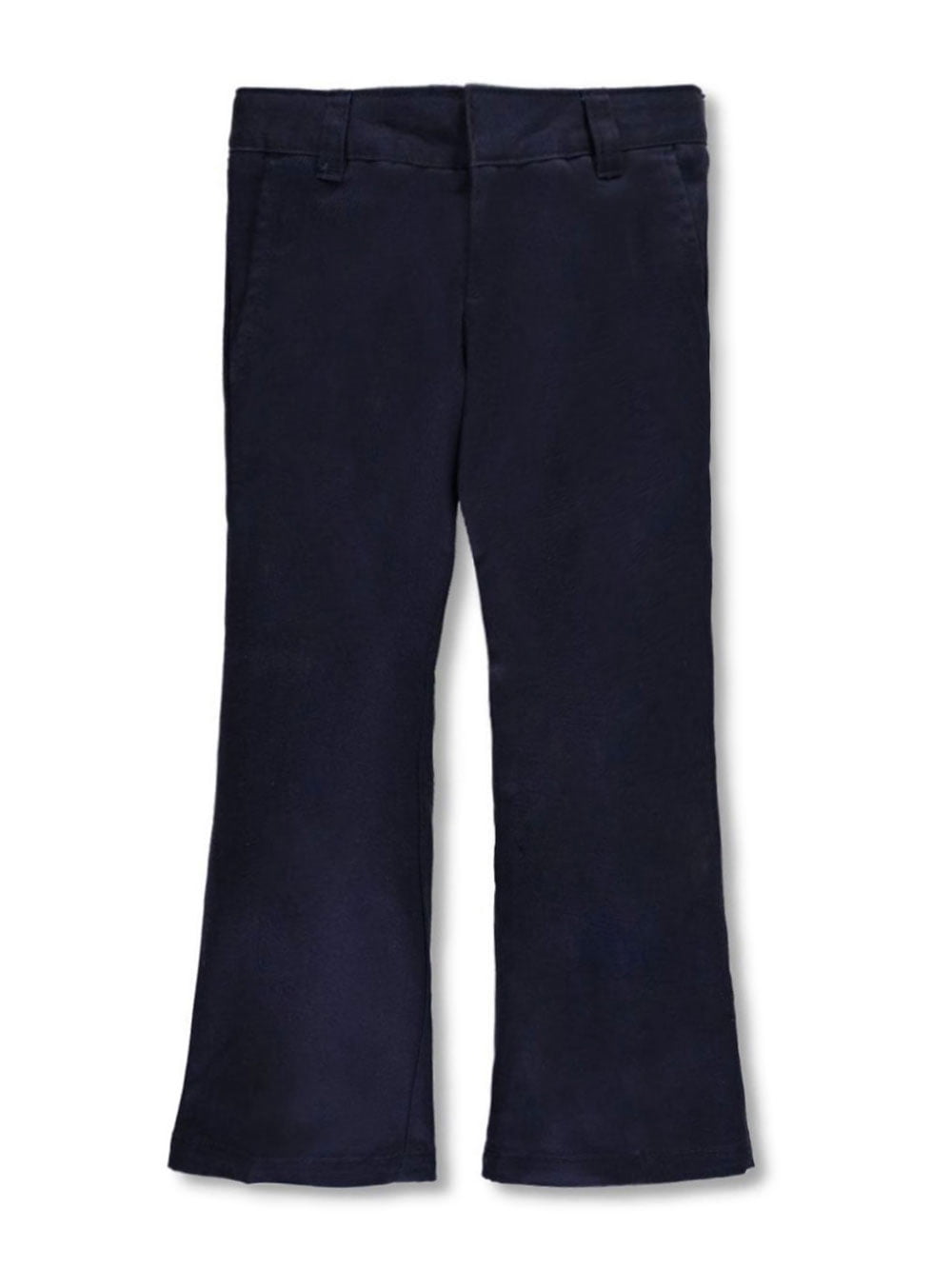 French Toast Girls' Flat Front Flare Pants - navy, 20 (Big Girls ...