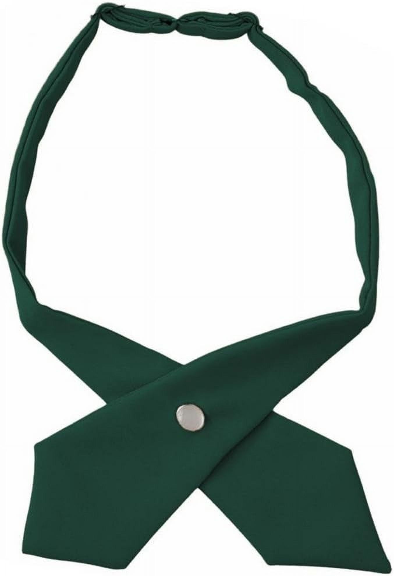 French Toast Girls' School Uniform Cross Adjustable Tie (Green ...