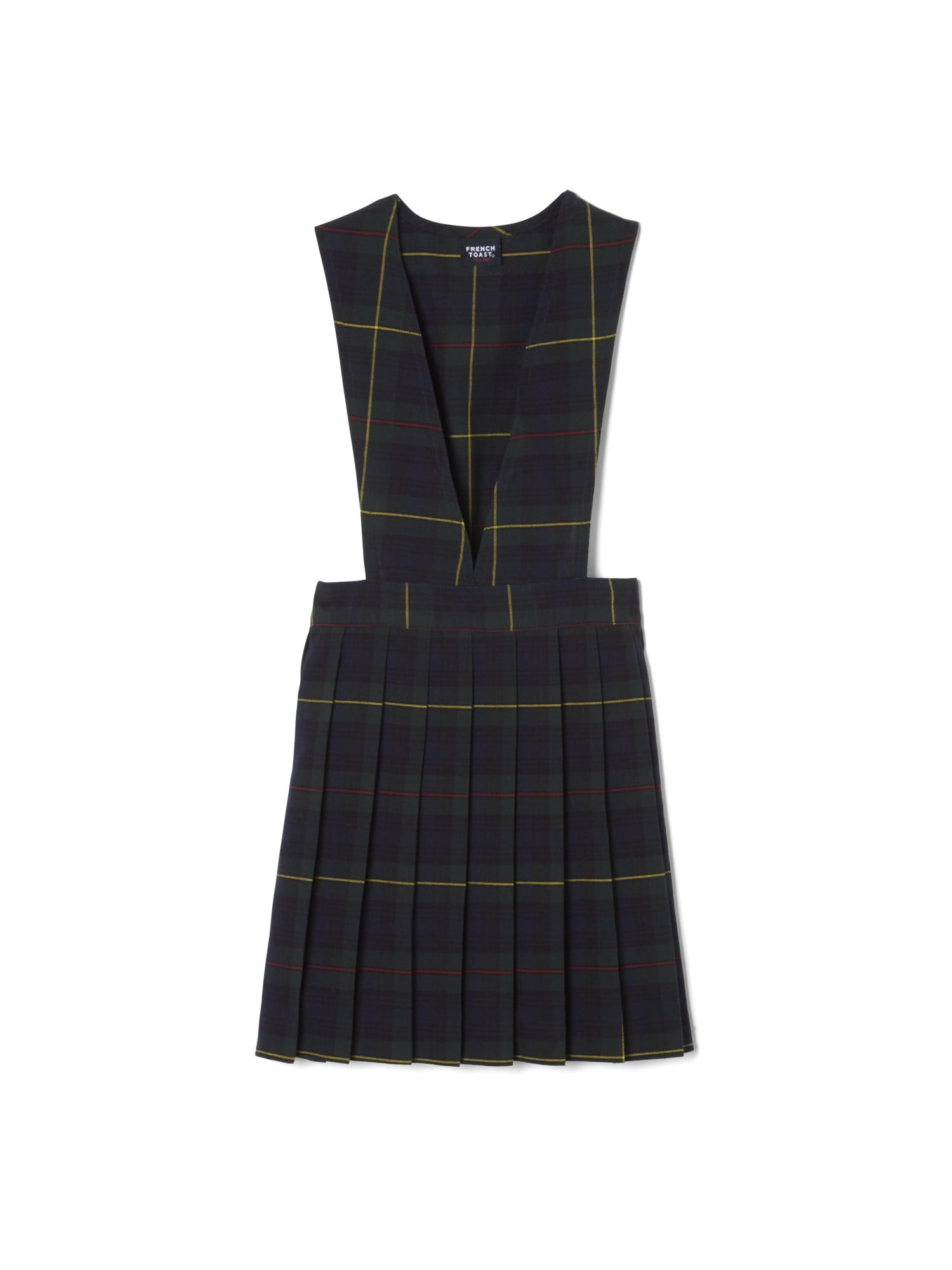FRENCH TOAST Girls School Uniform Plaid V-Neck Pleated Jumper Dress ...