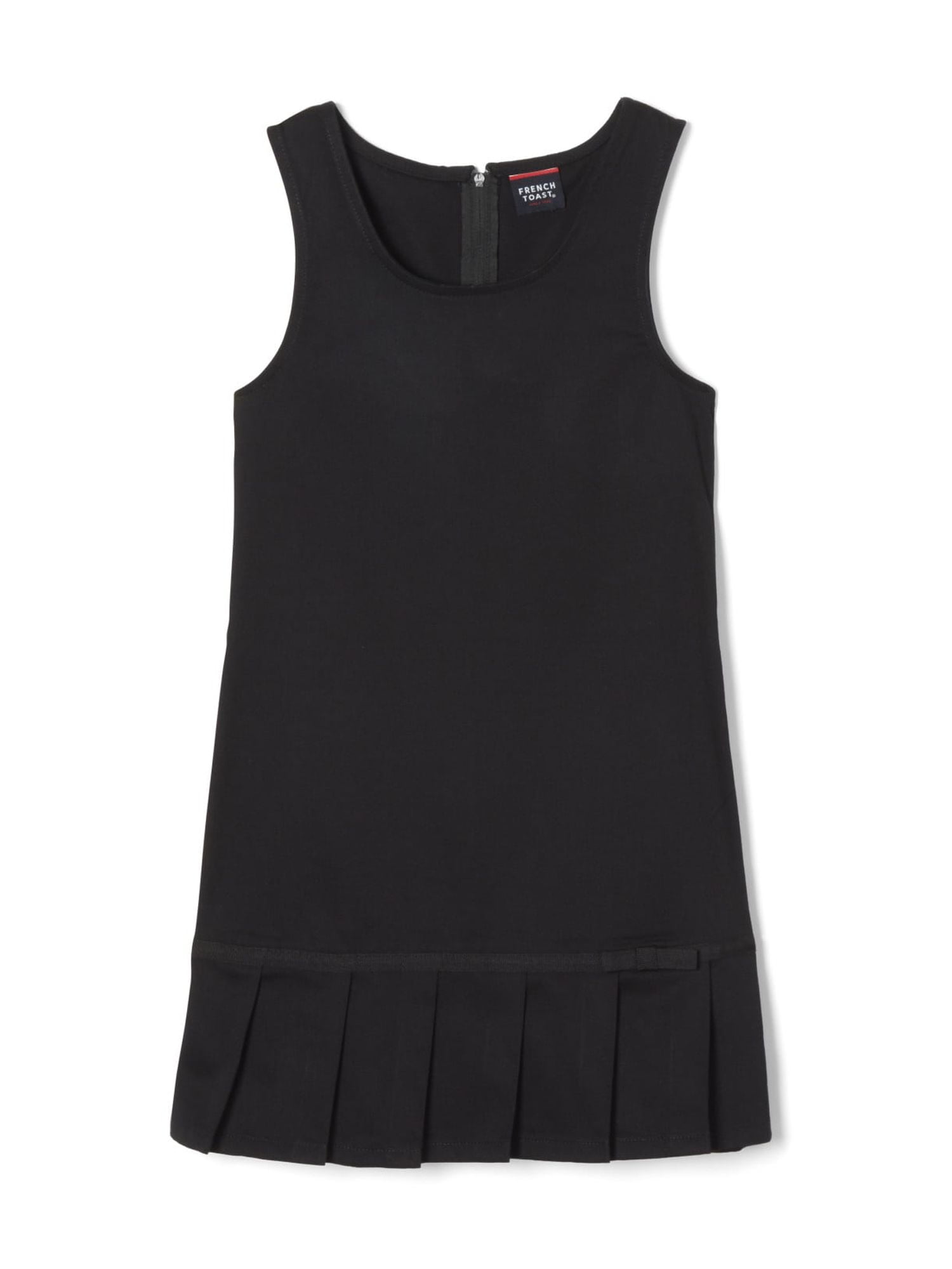 French Toast Girls School Uniform Ribbon Bow Pleated Jumper Dress ...