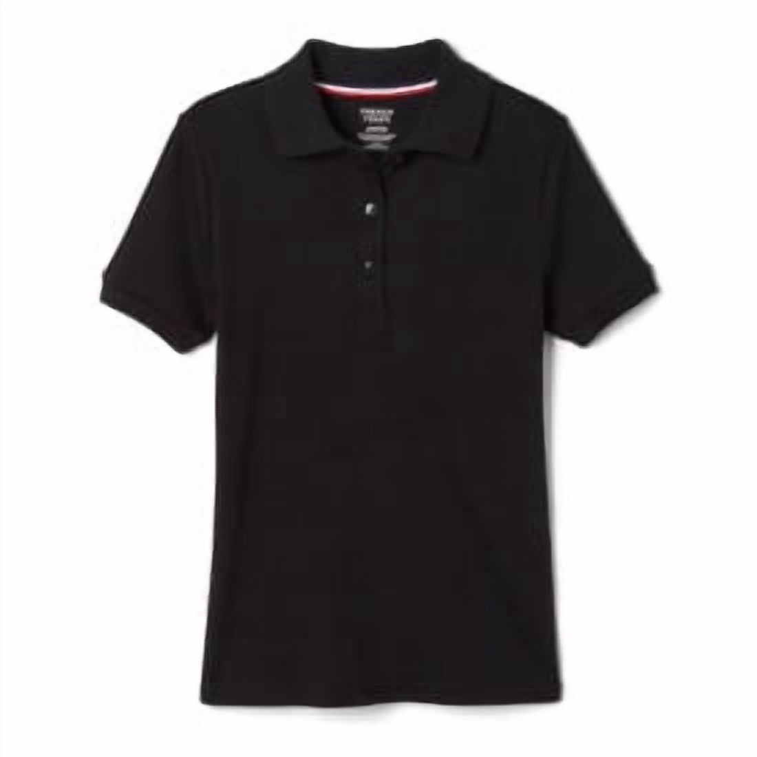 French Toast Girls School Uniform Polo, Size S, Short Sleeve Interlock ...