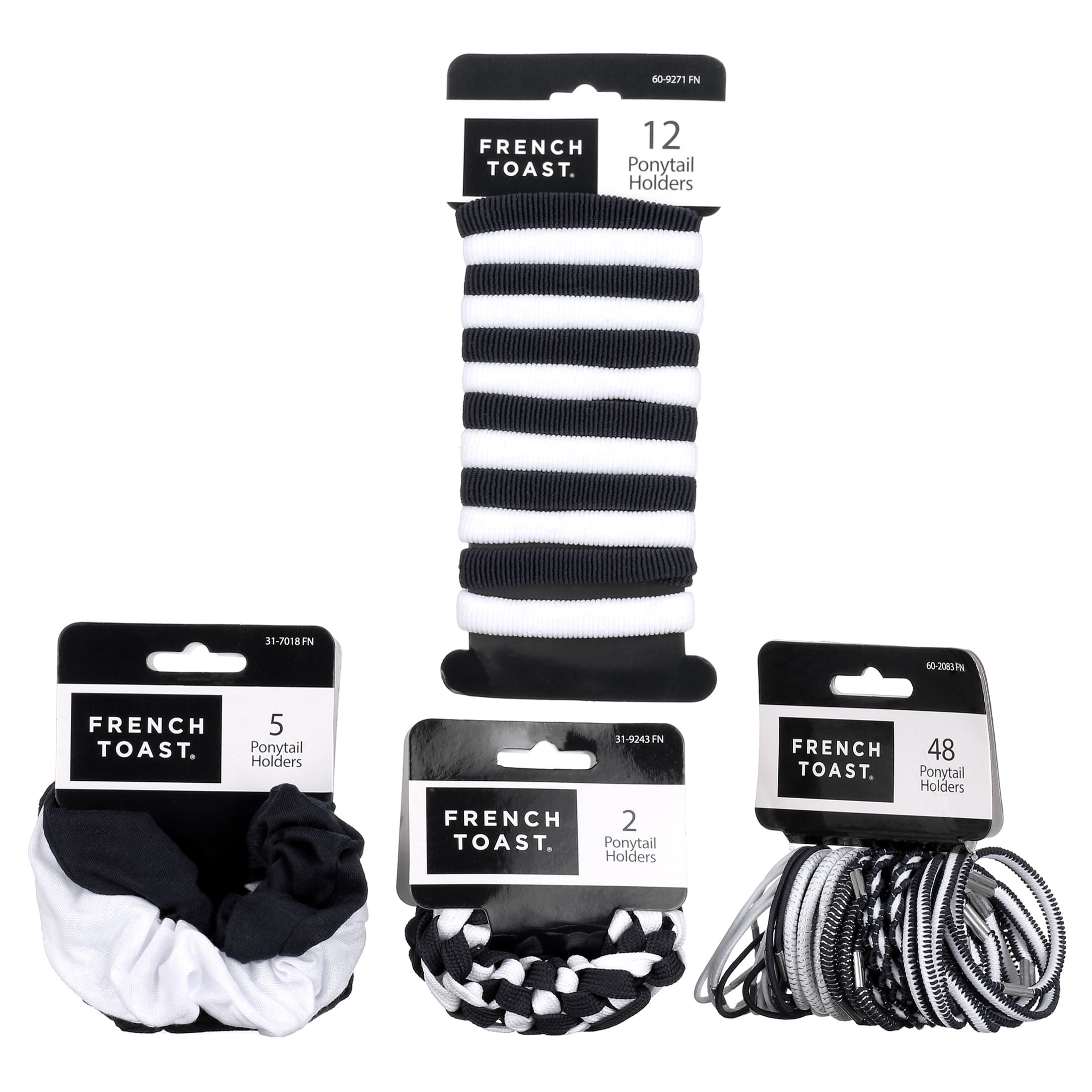 French Toast Hair Ties, 4 Style Pack - Walmart.com