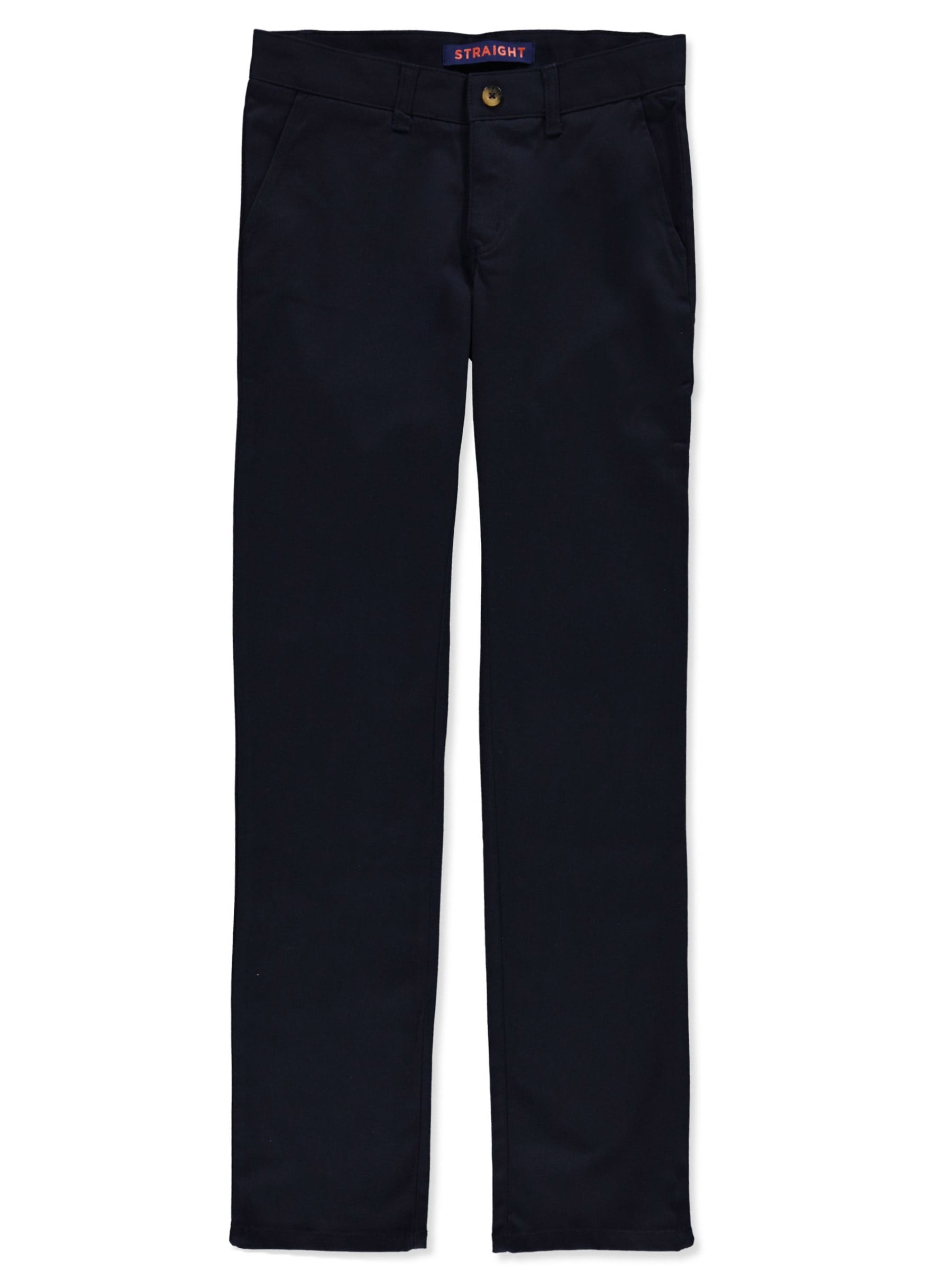 French Toast Junior Girls' Straight Leg Stretch Pants - navy, junior 4 ...