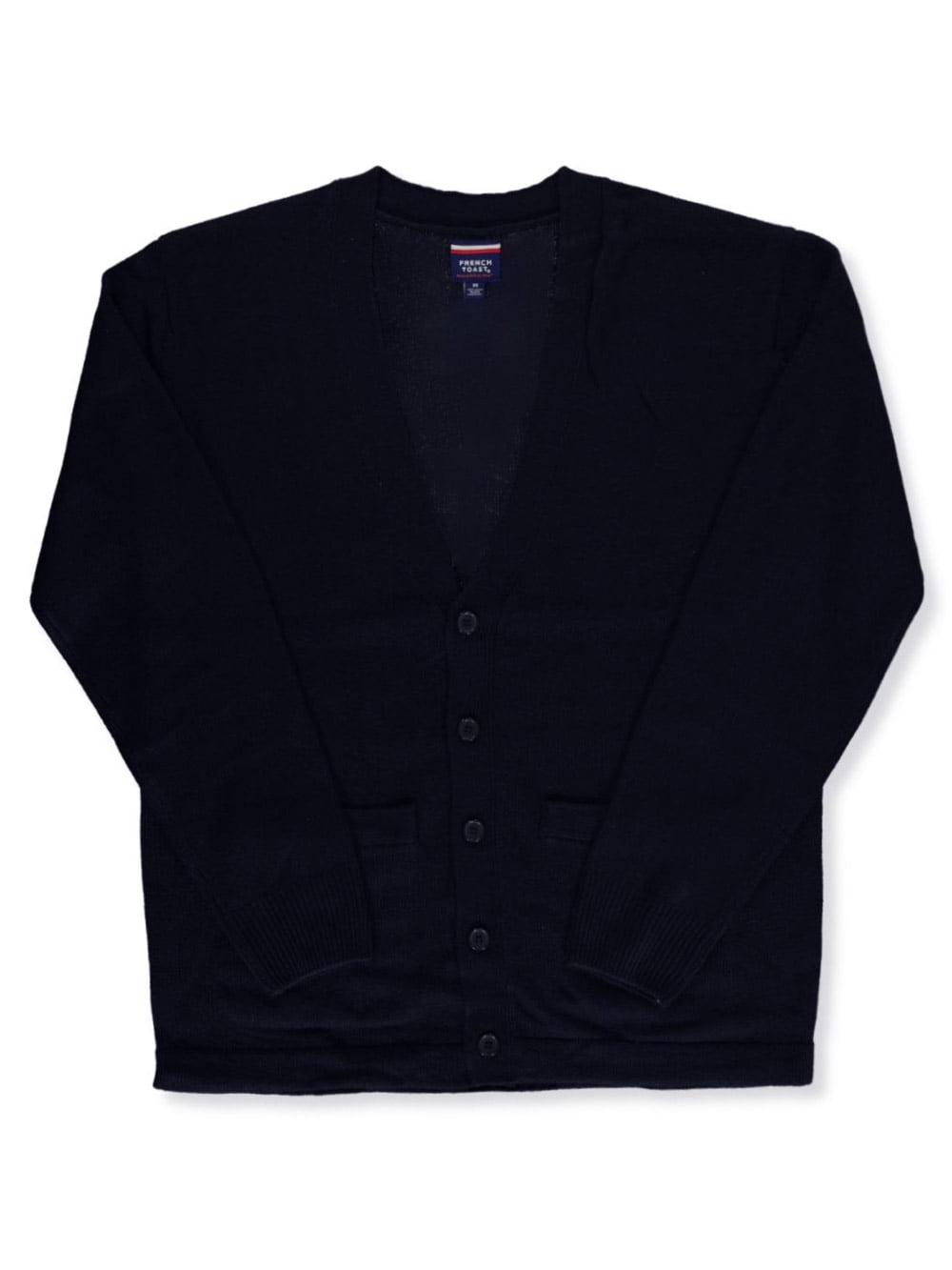 French Toast Men's Knit V-Neck Cardigan Color: navy Size: s - Walmart.com