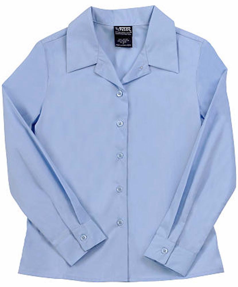 French Toast Uniform Girls Plus Sizes Long Sleeve Feminine Fit Point ...