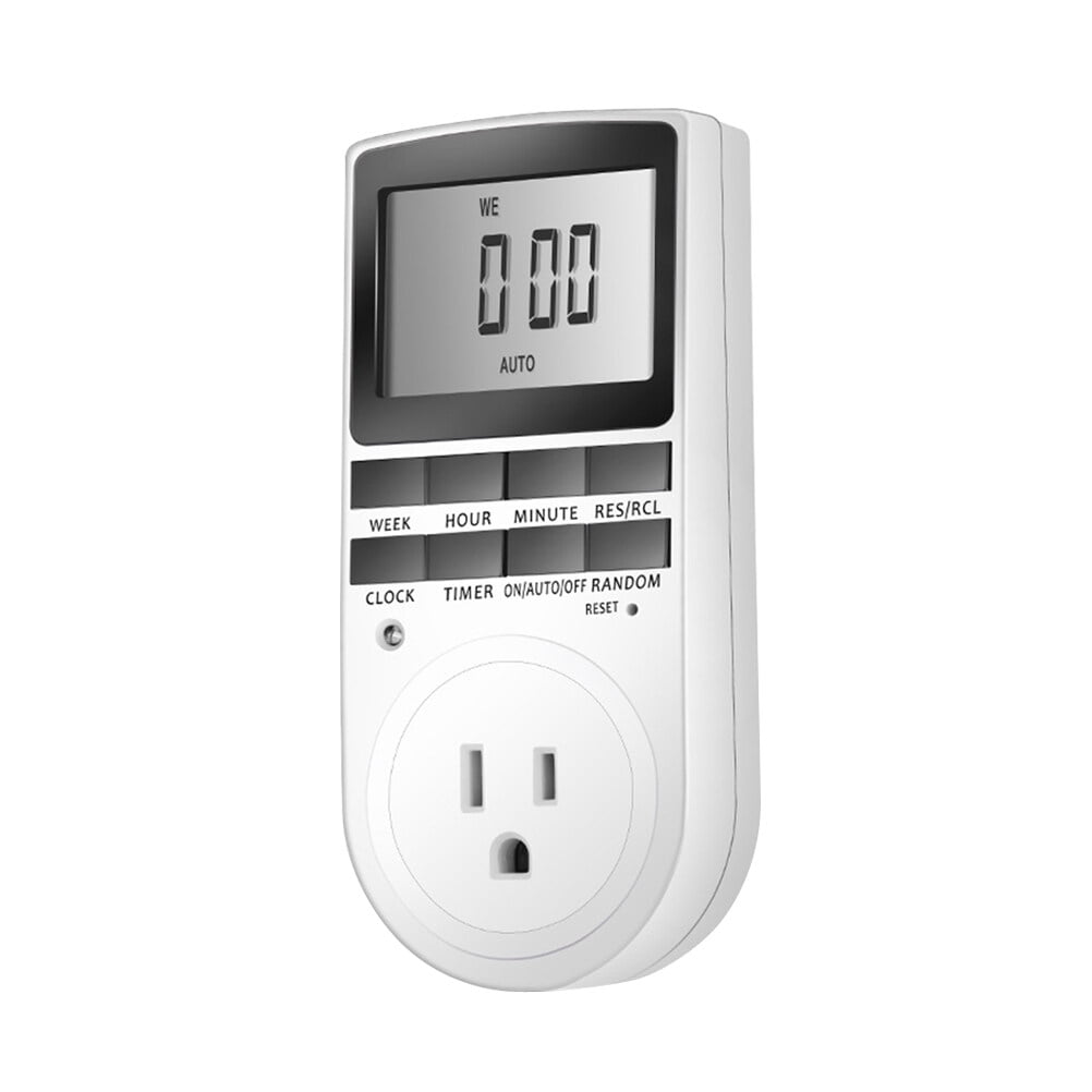 French Type Digital Big Screen Timer Socket Timer Power Meter ...