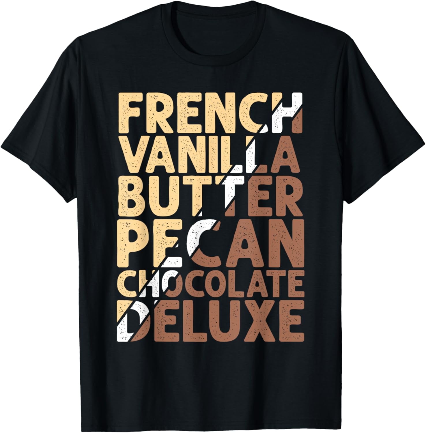 French Vanilla Butter Pecan Chocolate Deluxe Retro Ice Cream Flavors ...