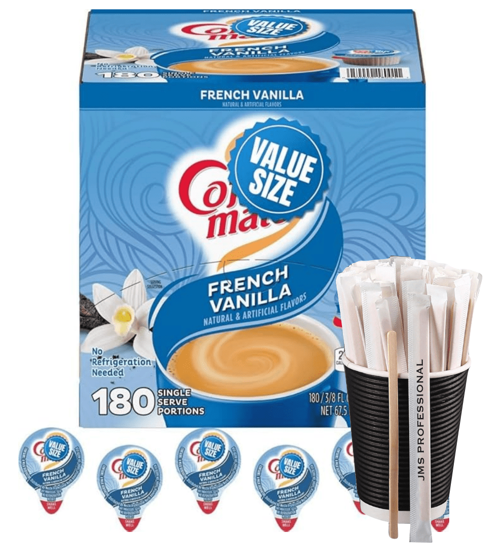French Vanilla Creamer Singles, Liquid Creamer Singles, Non Dairy, No ...