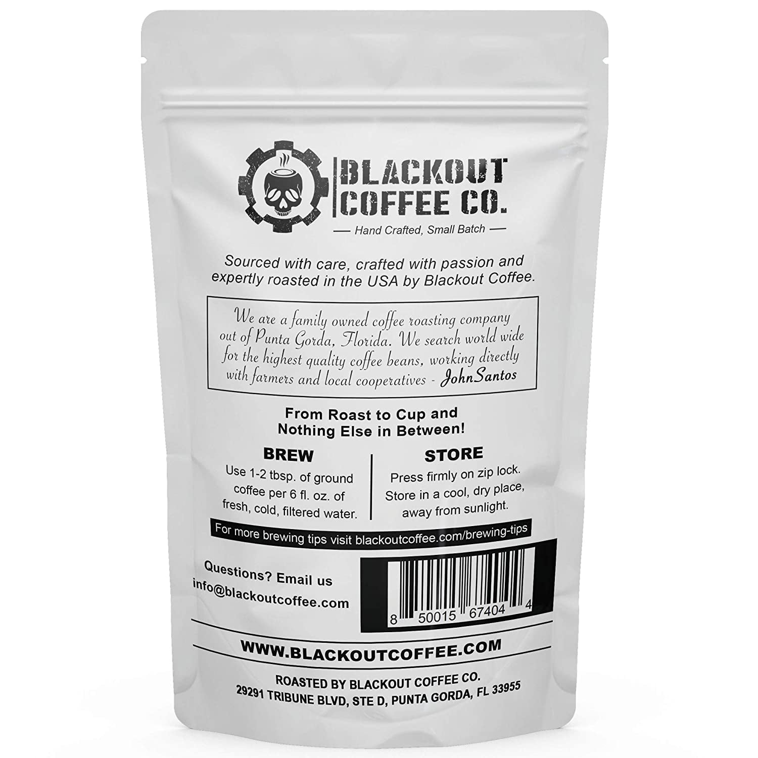 French Vanilla Flavored - Ground , Roasted In the USA,12 oz Pouch ...